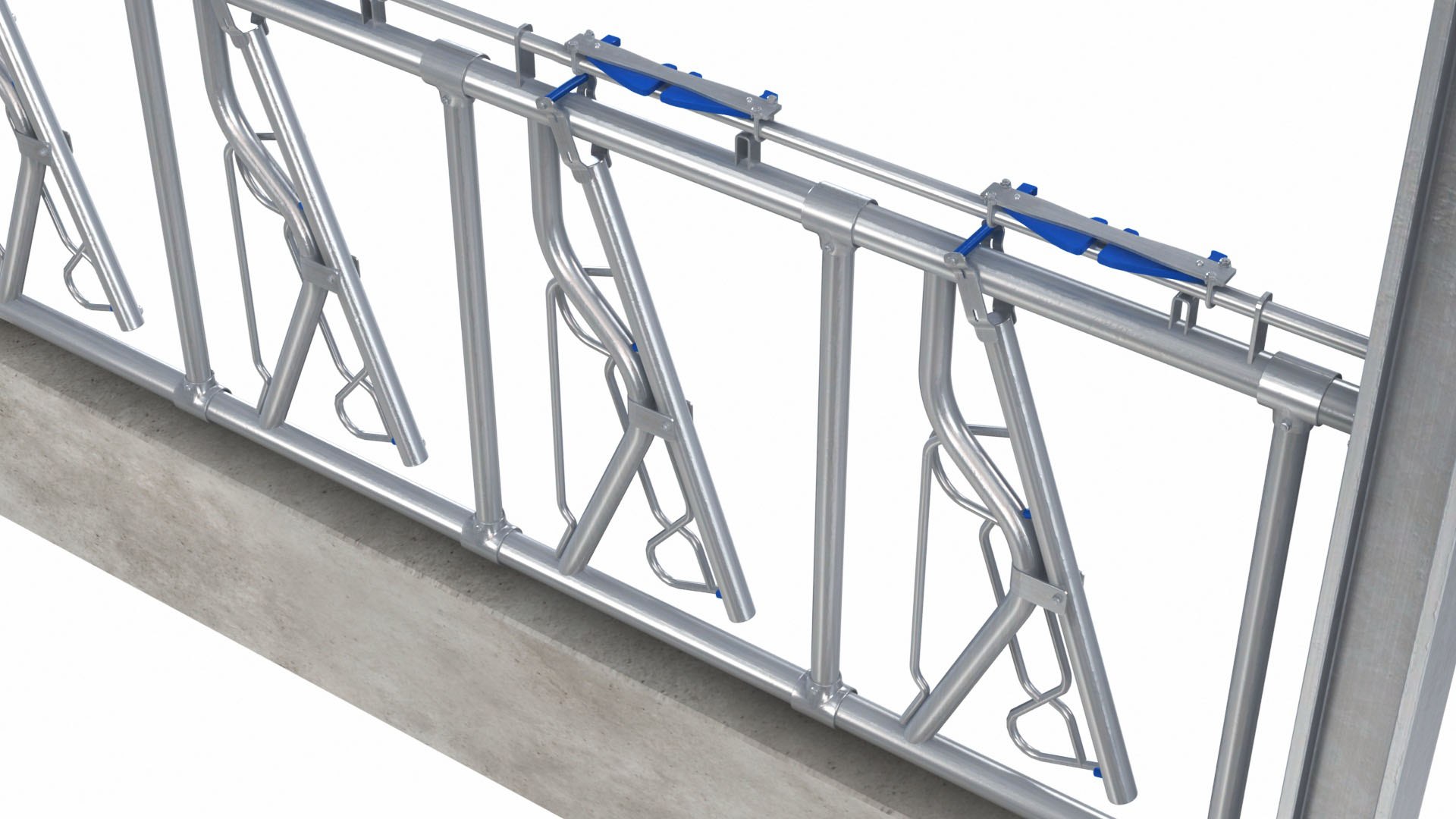 3D Cow Farm Head Locking Feed Barrier - TurboSquid 2006608