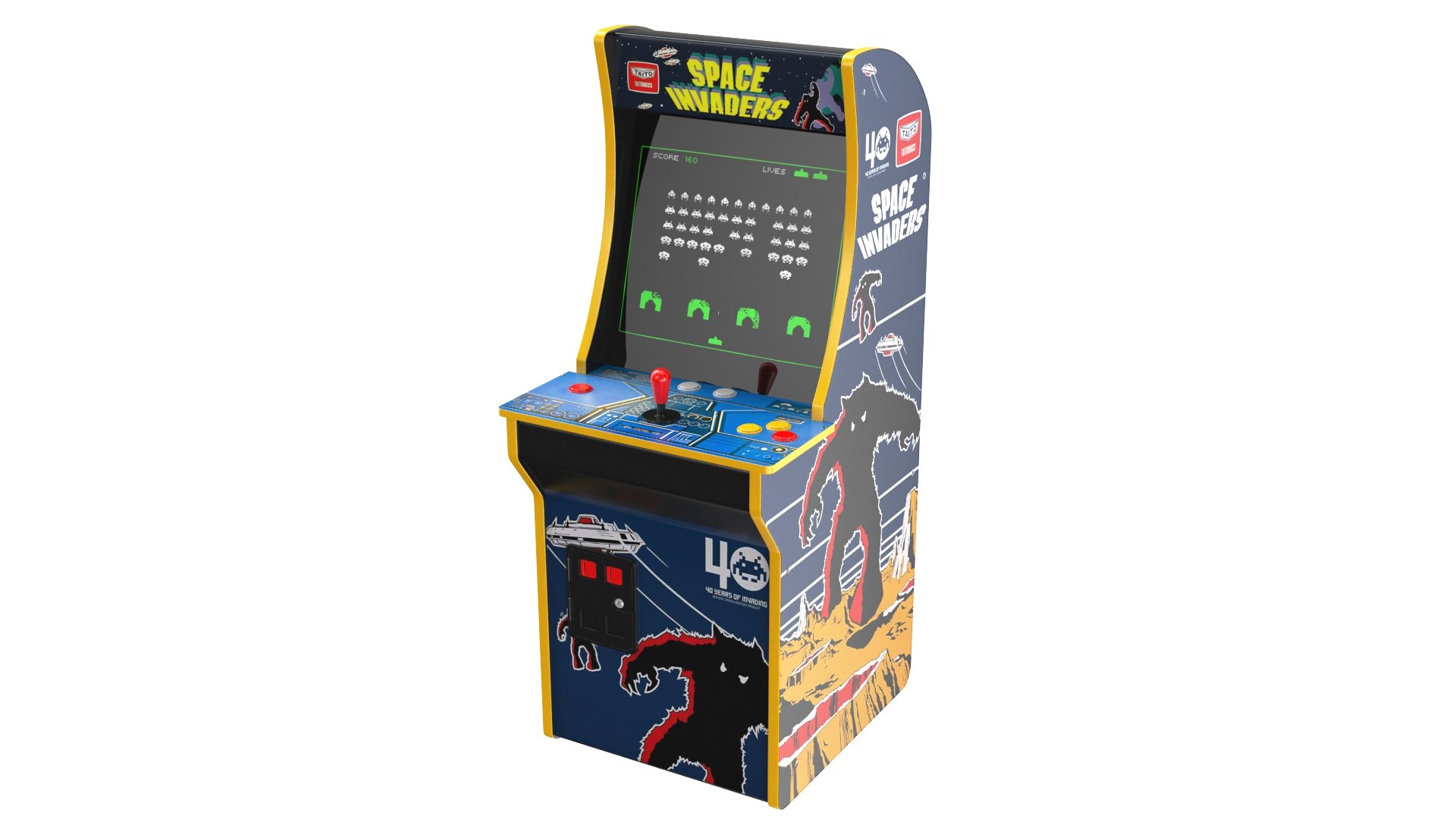 Space Invaders Arcade Game 3D Model - TurboSquid 1973451