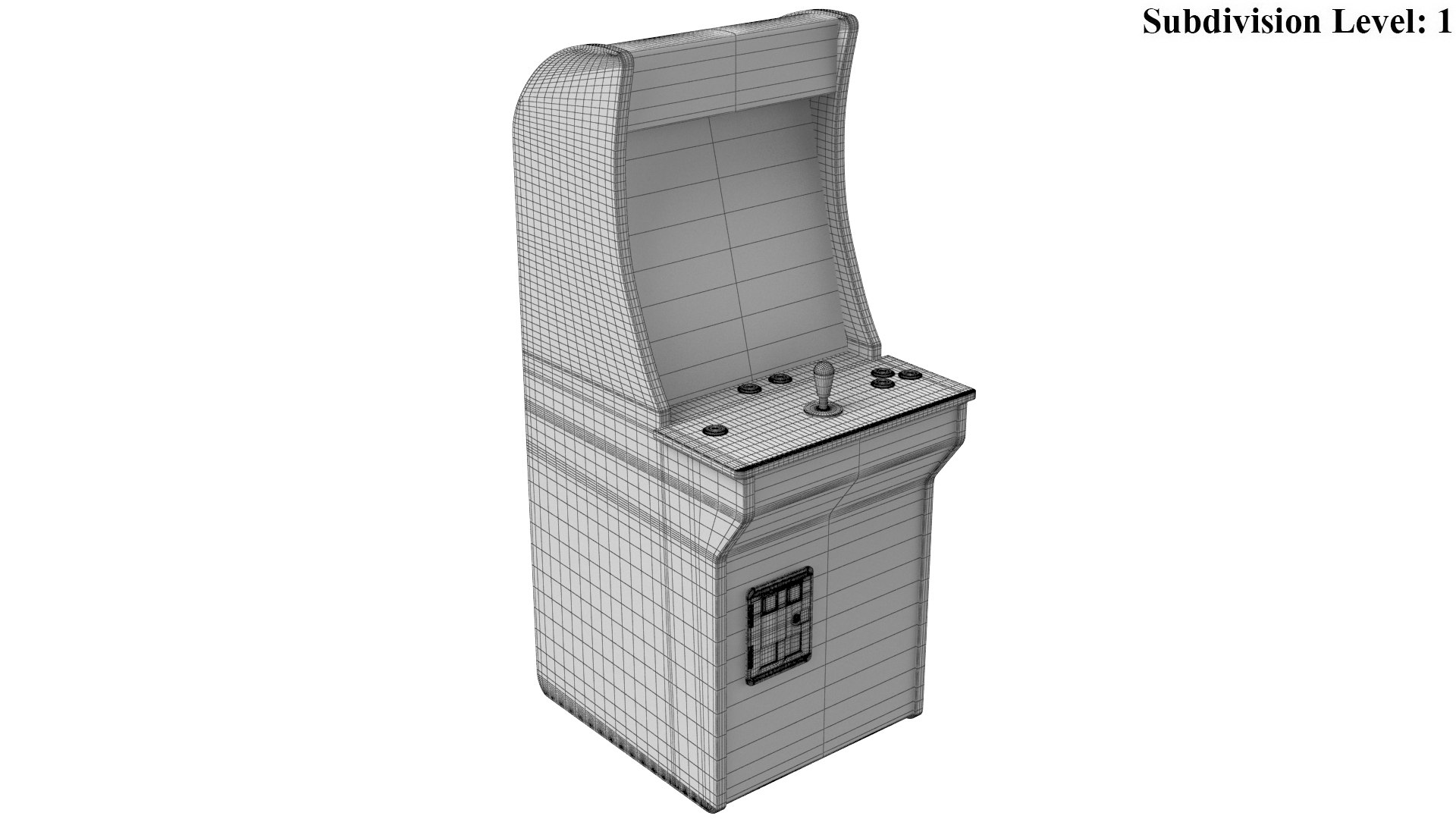 Space Invaders Arcade Game 3D Model - TurboSquid 1973451