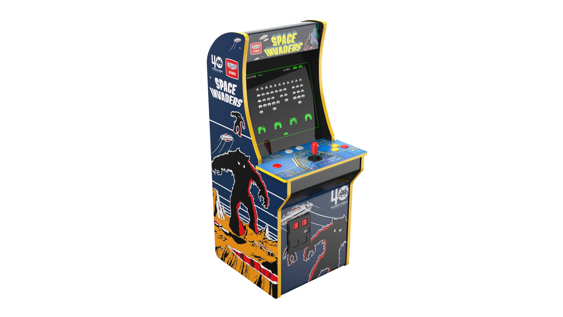 Space Invaders Arcade Game 3D Model - TurboSquid 1973451