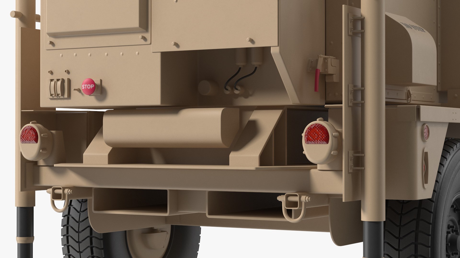 3D MPQ-64 Sentinel Radar Sand Color model - TurboSquid 1932522