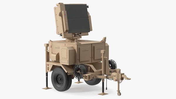 modelo 3d Radar MPQ-64 Sentinel color arena - TurboSquid 1932522