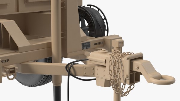 modèle 3D de MPQ-64 Sentinel Radar Couleur Sable - TurboSquid 1932522