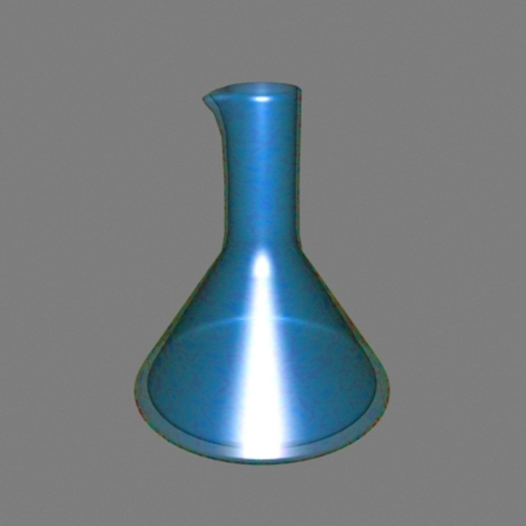 3ds max laboratory beaker