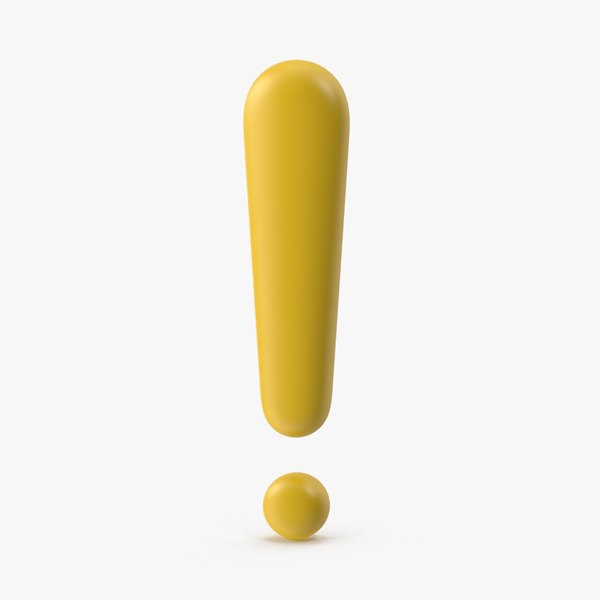 3D Exclamation Models | TurboSquid