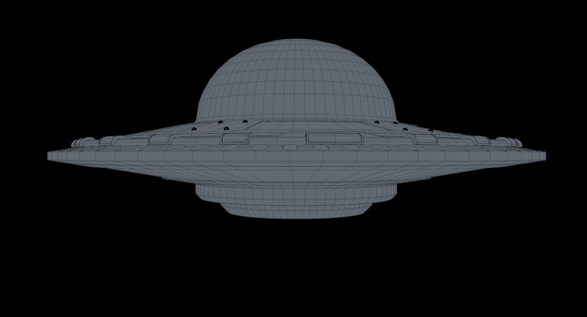 Ufo 3D Model - TurboSquid 1726027