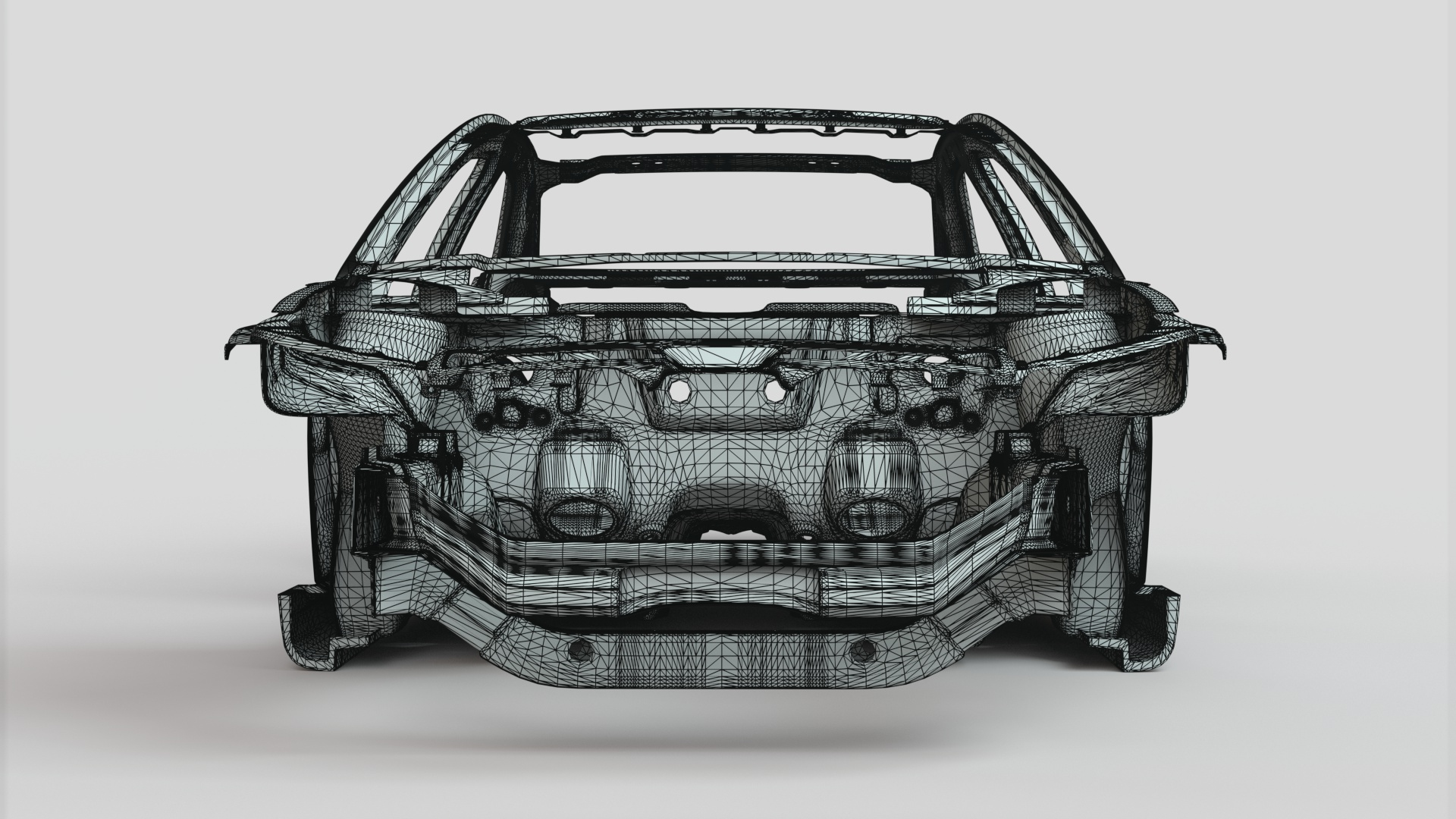 3D Car Frame model - TurboSquid 1714347