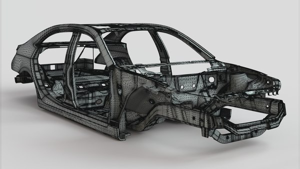3D Car Frame model - TurboSquid 1714347