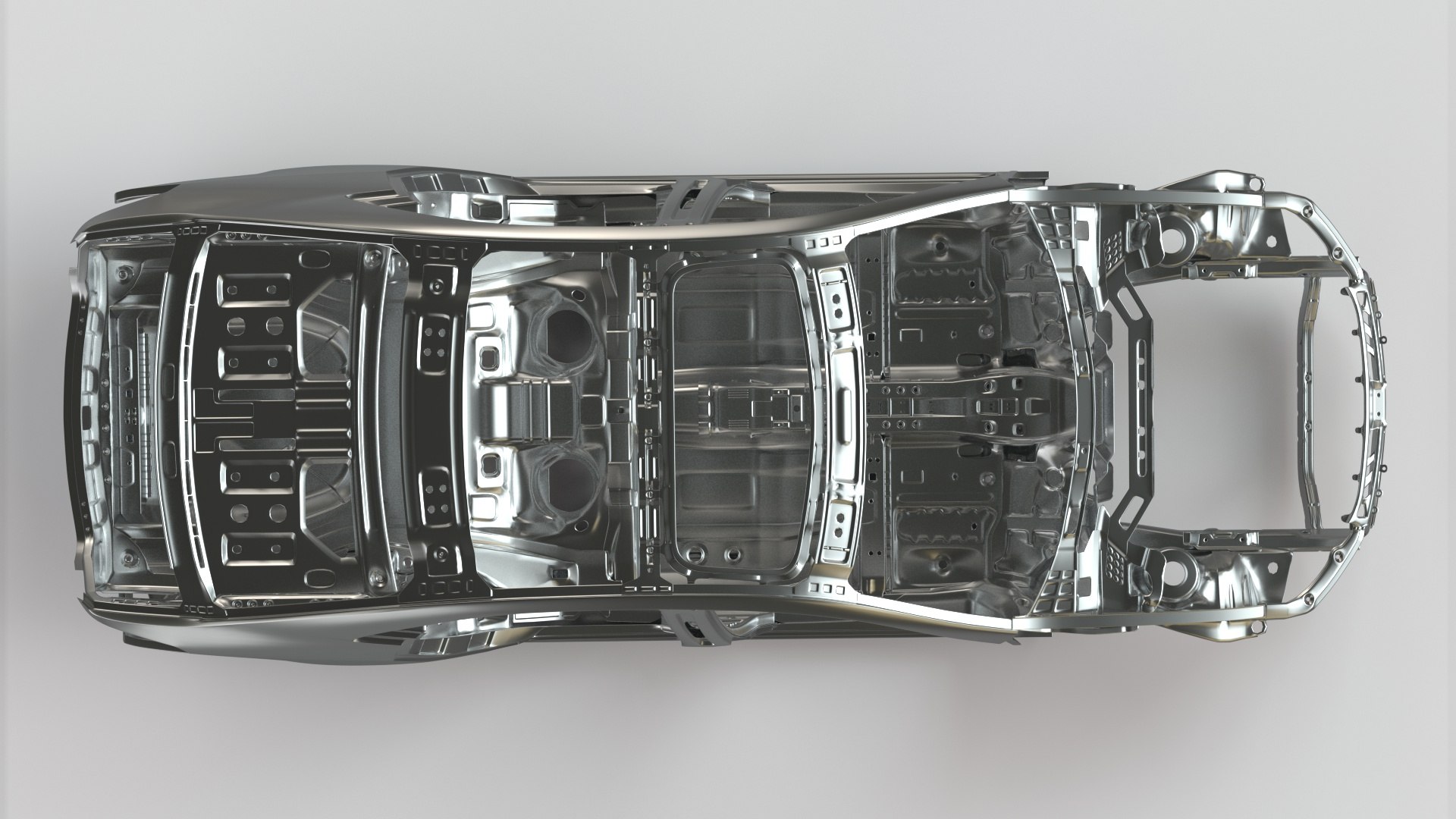 3D Car Frame Model - TurboSquid 1714347