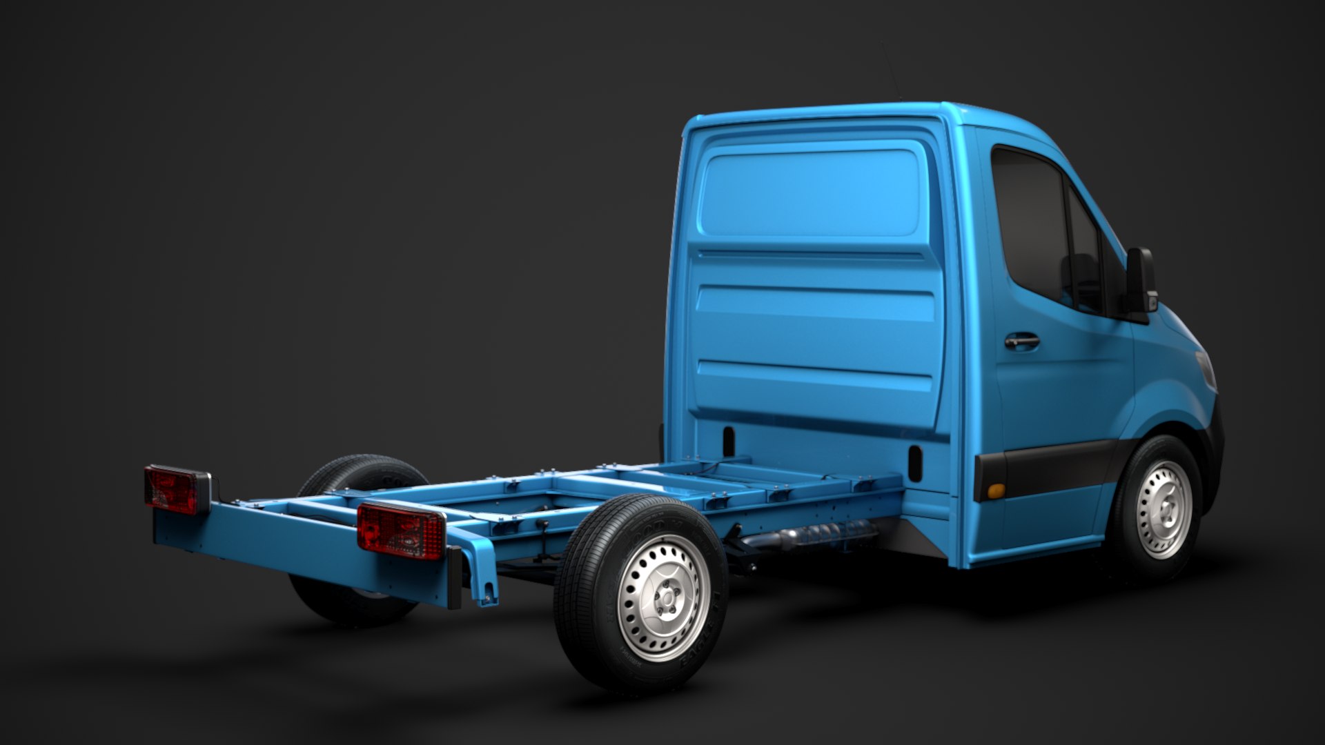 Freightliner Sprinter Chassis Single 3D Model - TurboSquid 1458342