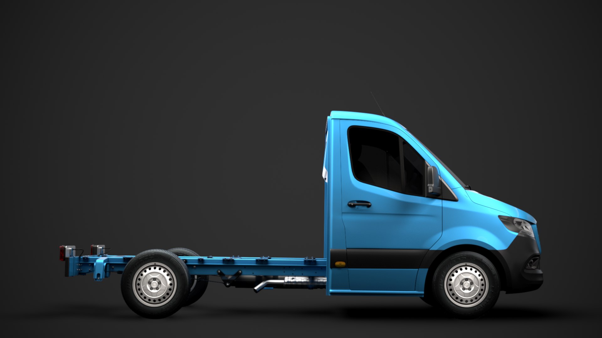 Freightliner Sprinter Chassis Single 3D Model - TurboSquid 1458342