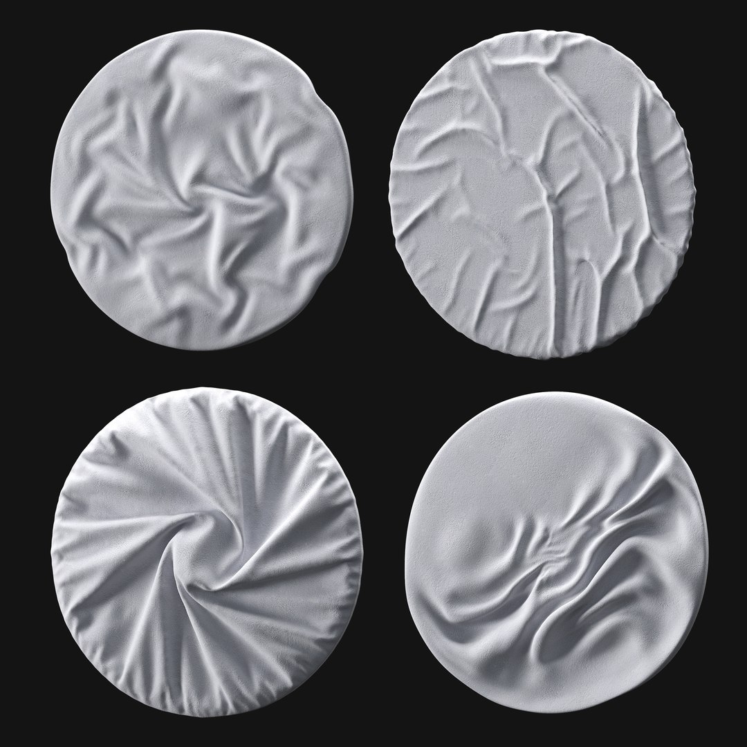 3D Round Relief Panel Set 2 - TurboSquid 2287108