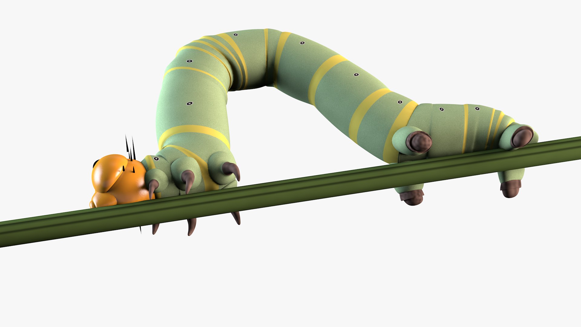 3D Model Inchworm - TurboSquid 1815996