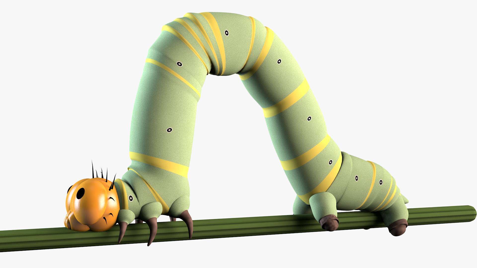 3D Model Inchworm - TurboSquid 1815996