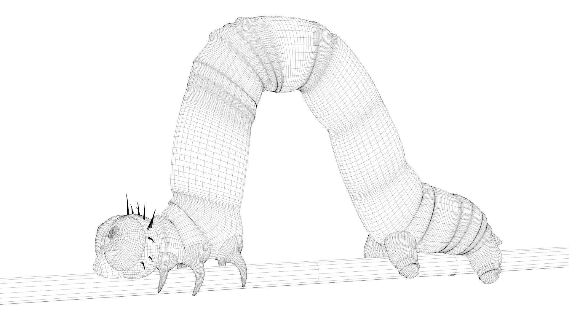 3D Model Inchworm - TurboSquid 1815996