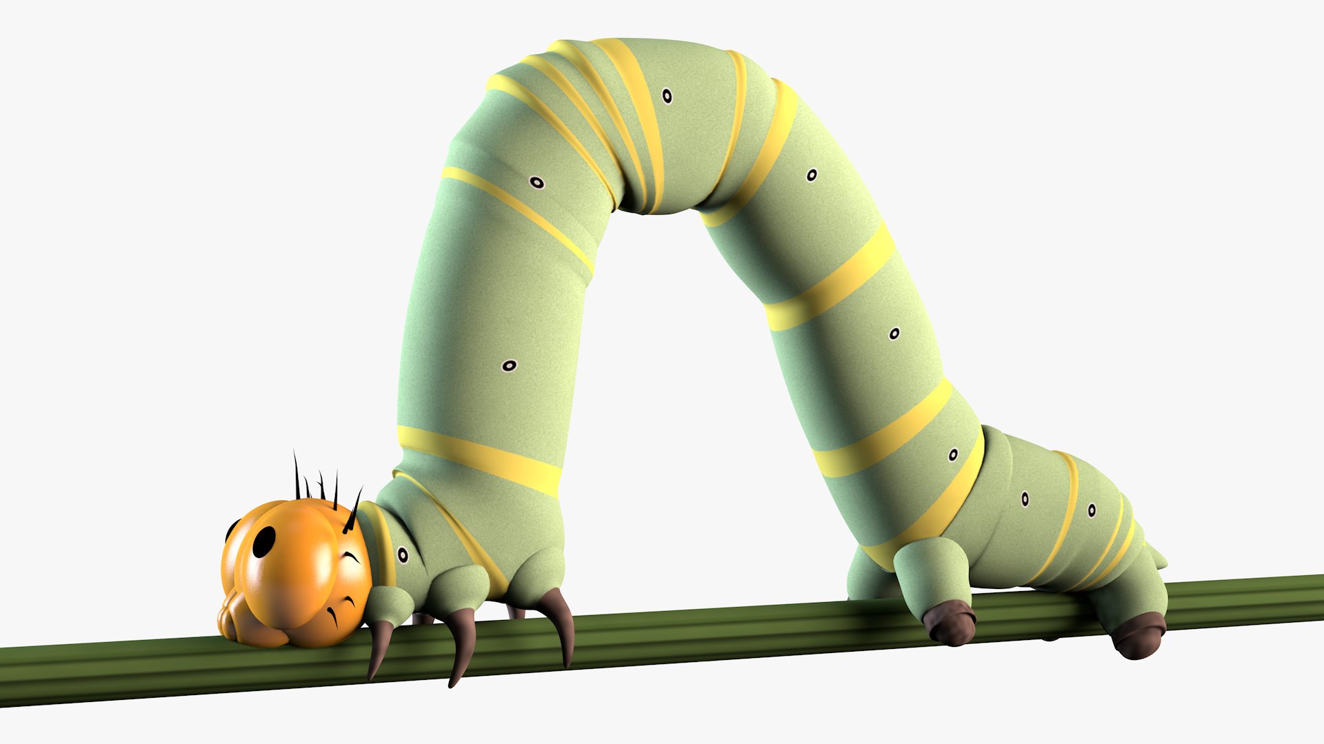 3D Model Inchworm - TurboSquid 1815996