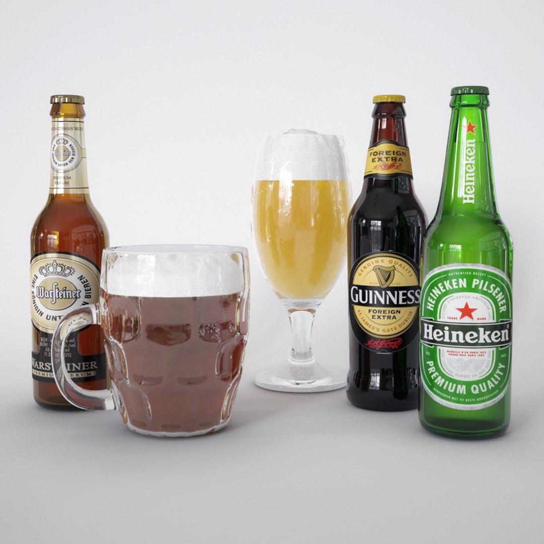 Beer Bottle Toby 3d Max