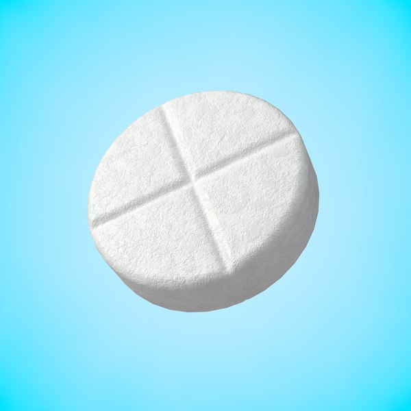 3D Set of Circular pills with 4K PBR tex and color variations ...