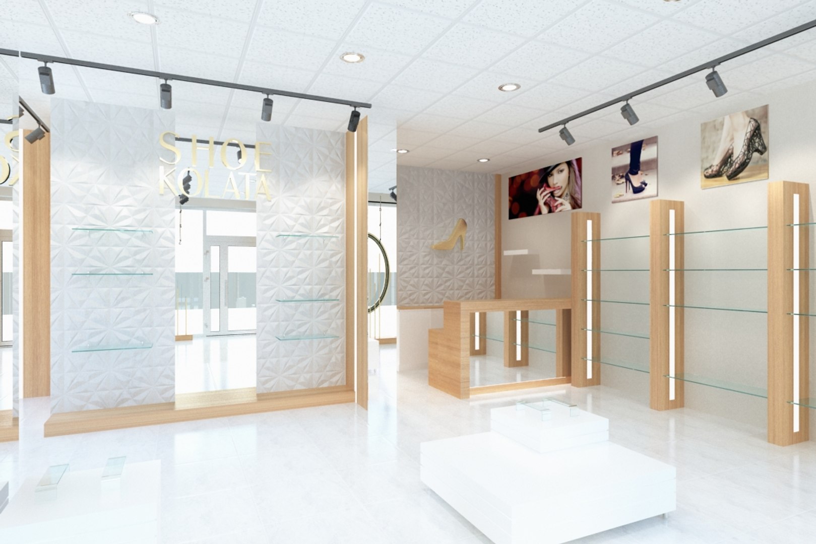 3D Shoe Store Shop Model - TurboSquid 1401597