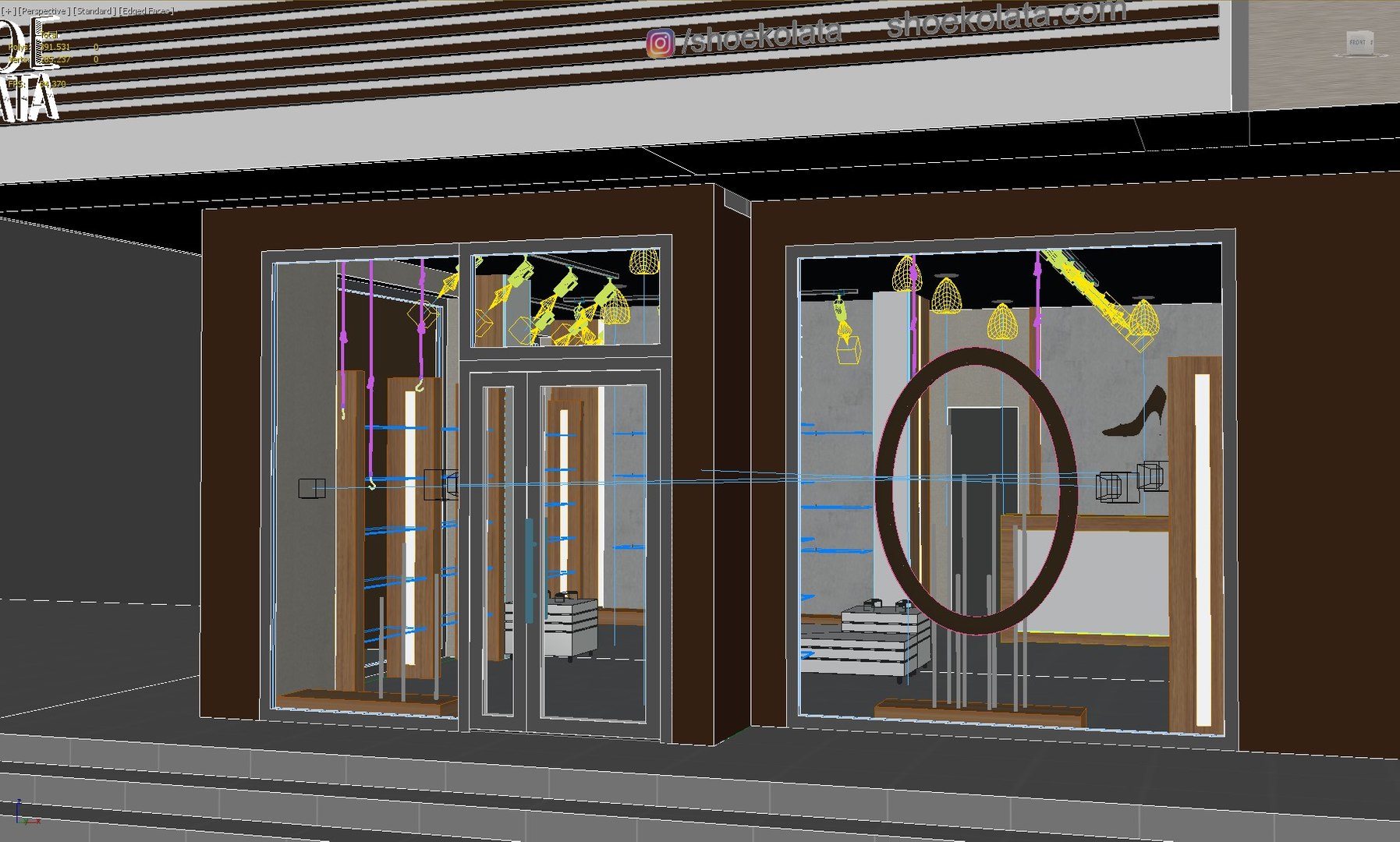 3D Shoe Store Shop Model - TurboSquid 1401597