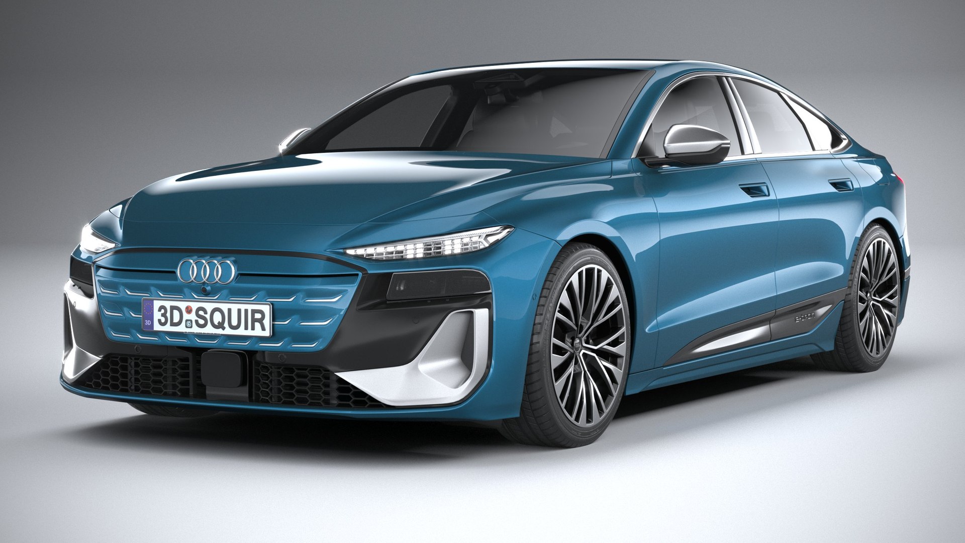 Audi S6 Sportback E-tron 2025 3D - TurboSquid 2274549