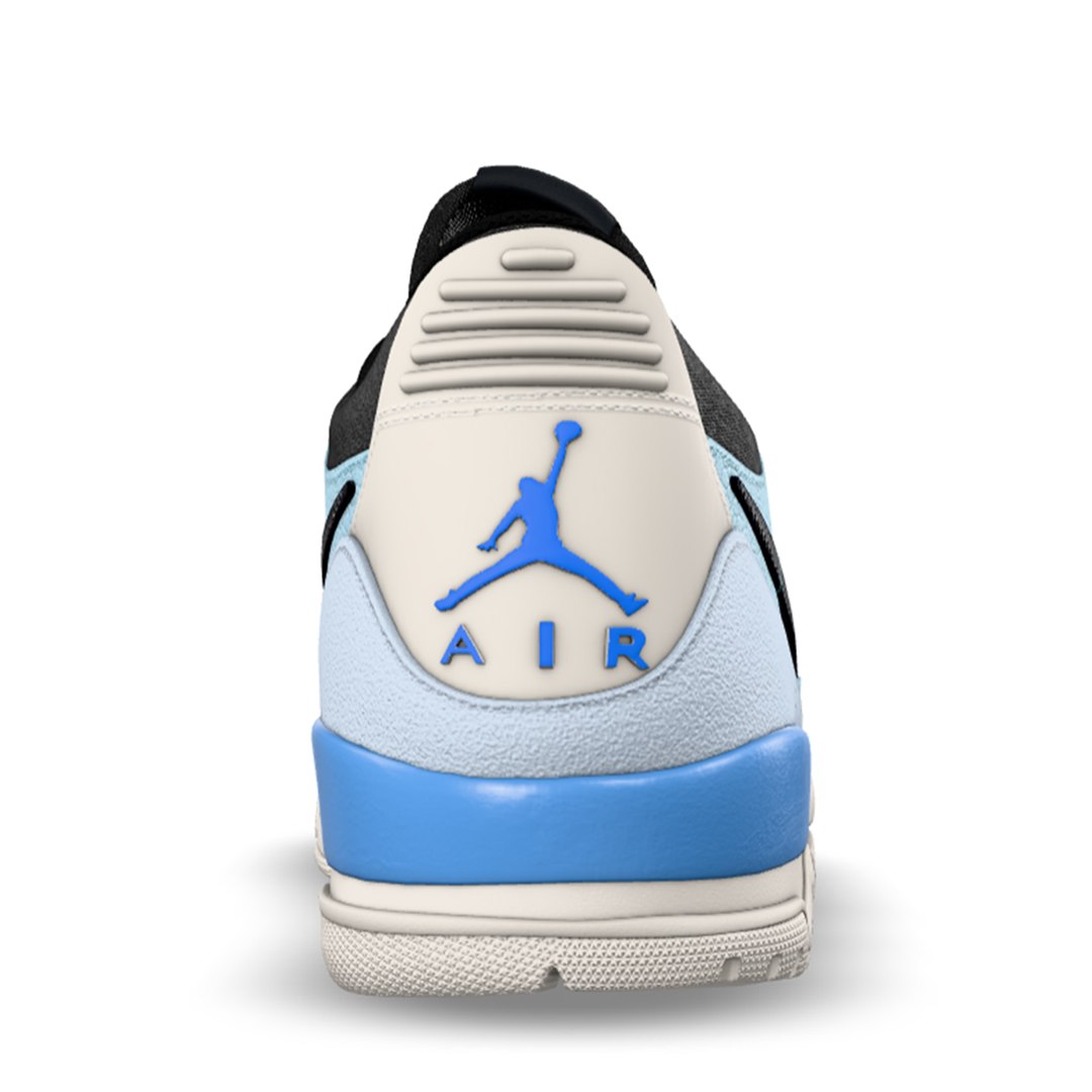 3D Jordan Legacy 312 Low Pale Blue model - TurboSquid 2176549