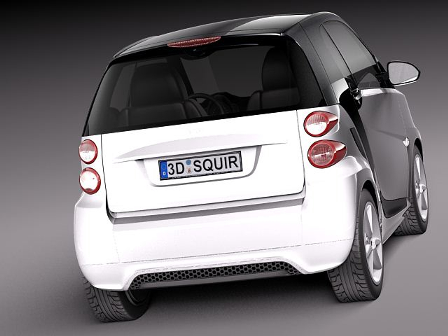 3d smart 42 fortwo 2013 model