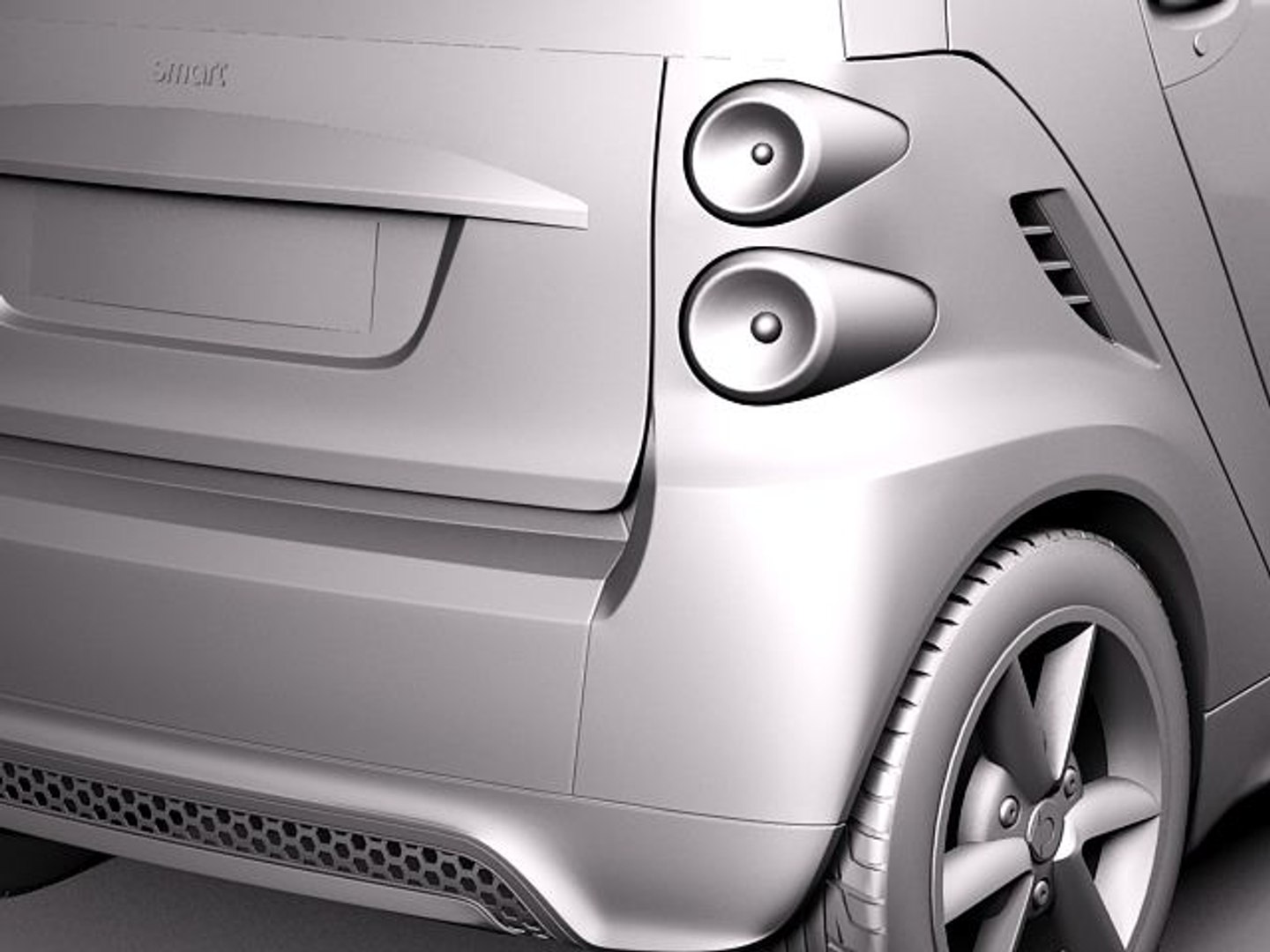 3d smart 42 fortwo 2013 model