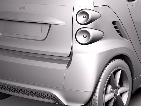3d smart 42 fortwo 2013 model
