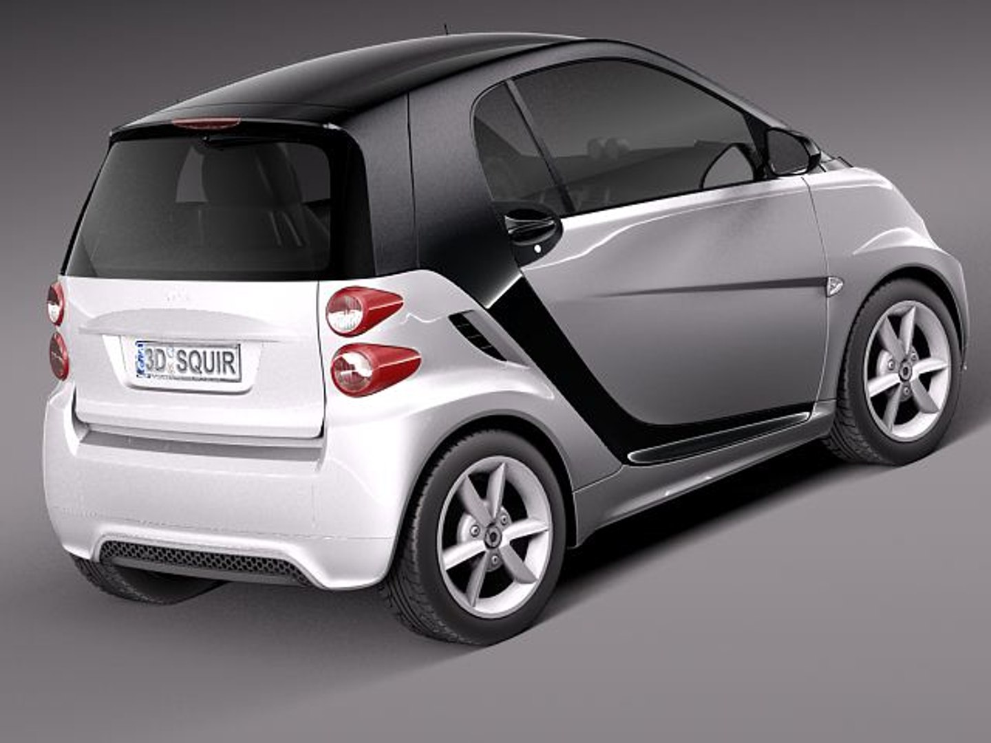 3d smart 42 fortwo 2013 model