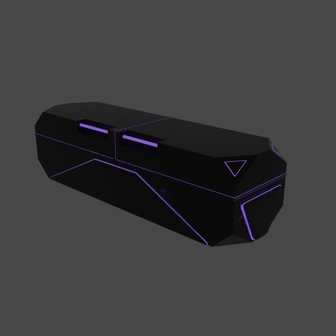 Cyberpunk Chest 3D - TurboSquid 1990288