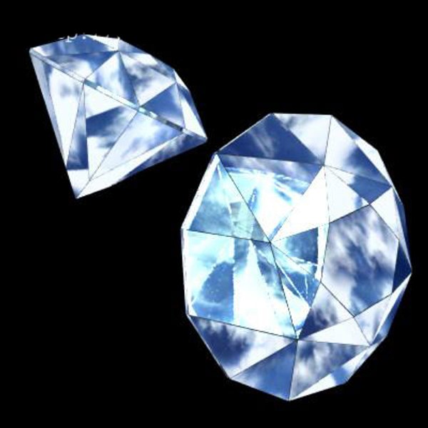 3ds max diamond precious stone