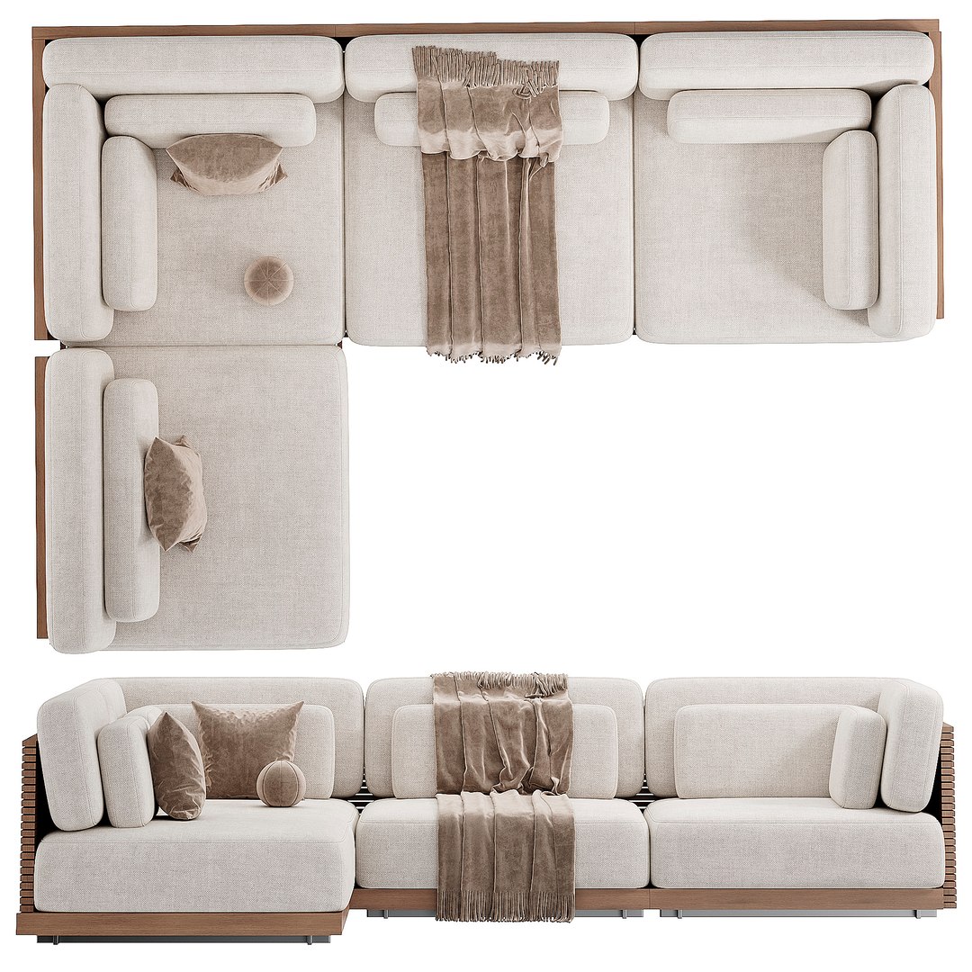 3D Caicos Sofa 2 - TurboSquid 2121785