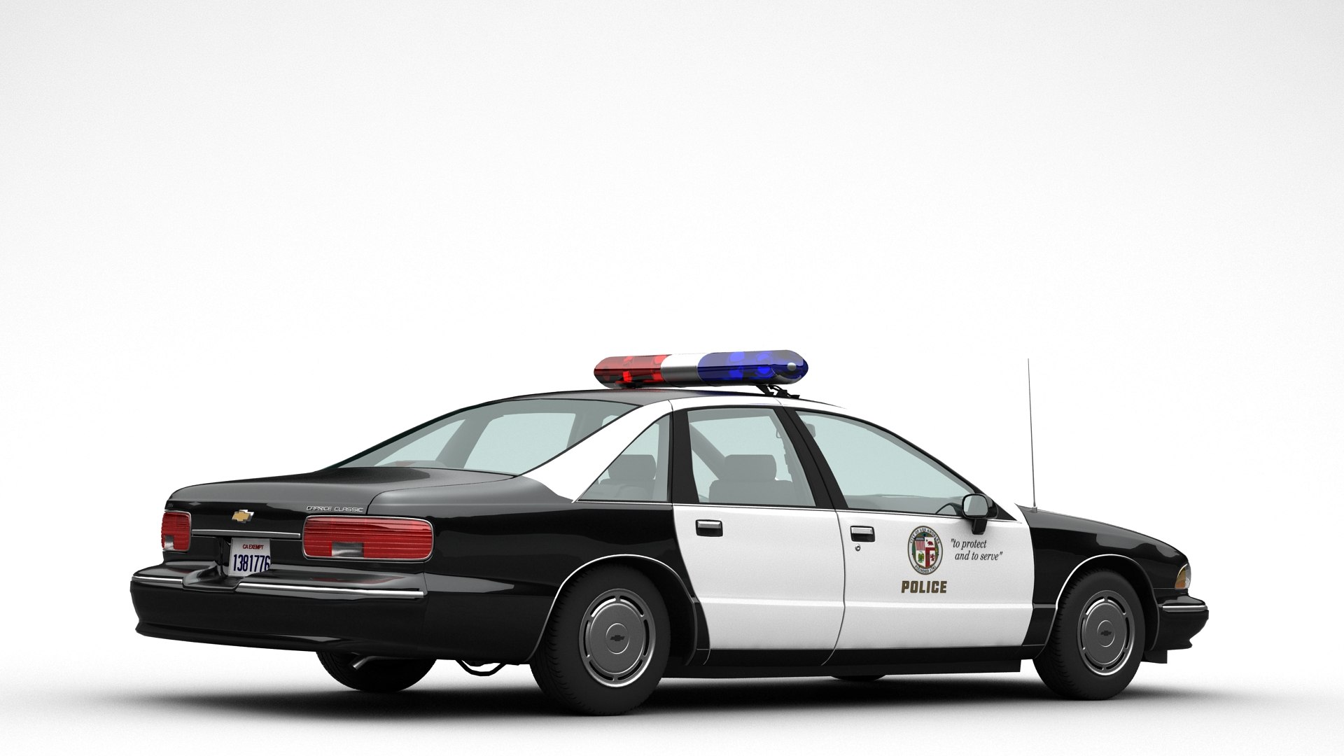 Chevrolet Caprice Classic Police 1994 3D - TurboSquid 2010727