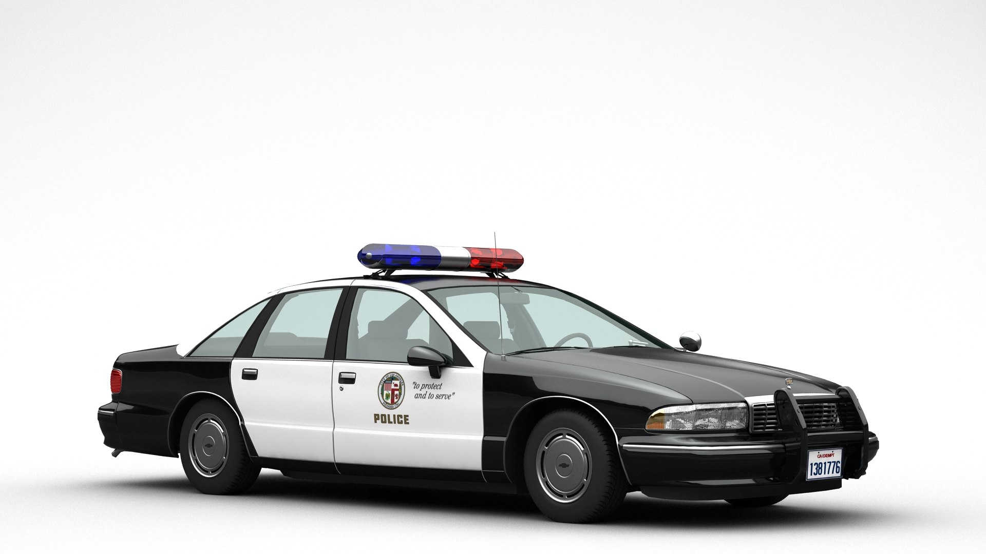Chevrolet Caprice Classic Police 1994 3D - TurboSquid 2010727