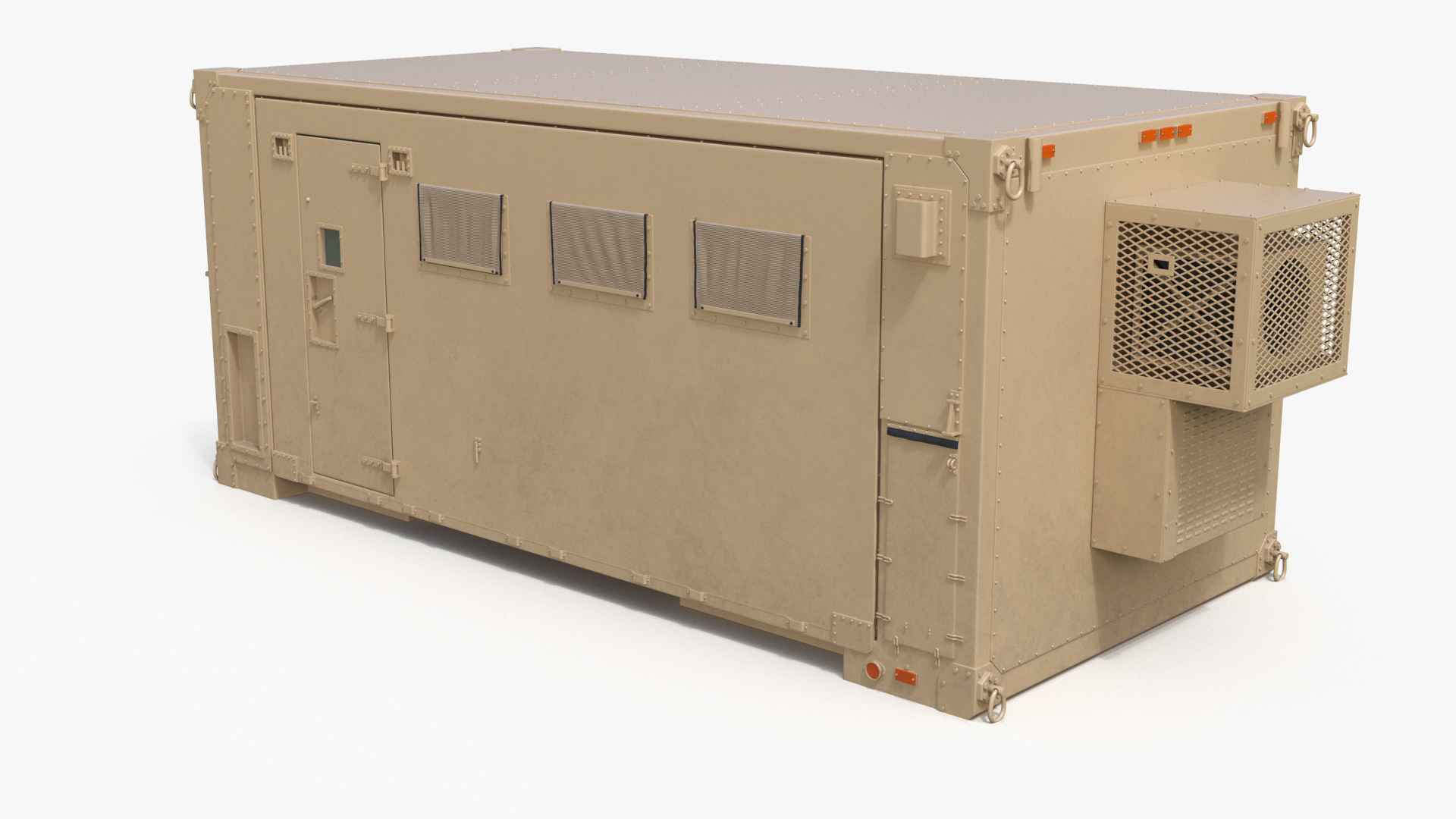 3D Military Mobile Command Center Desert Model - TurboSquid 2389485