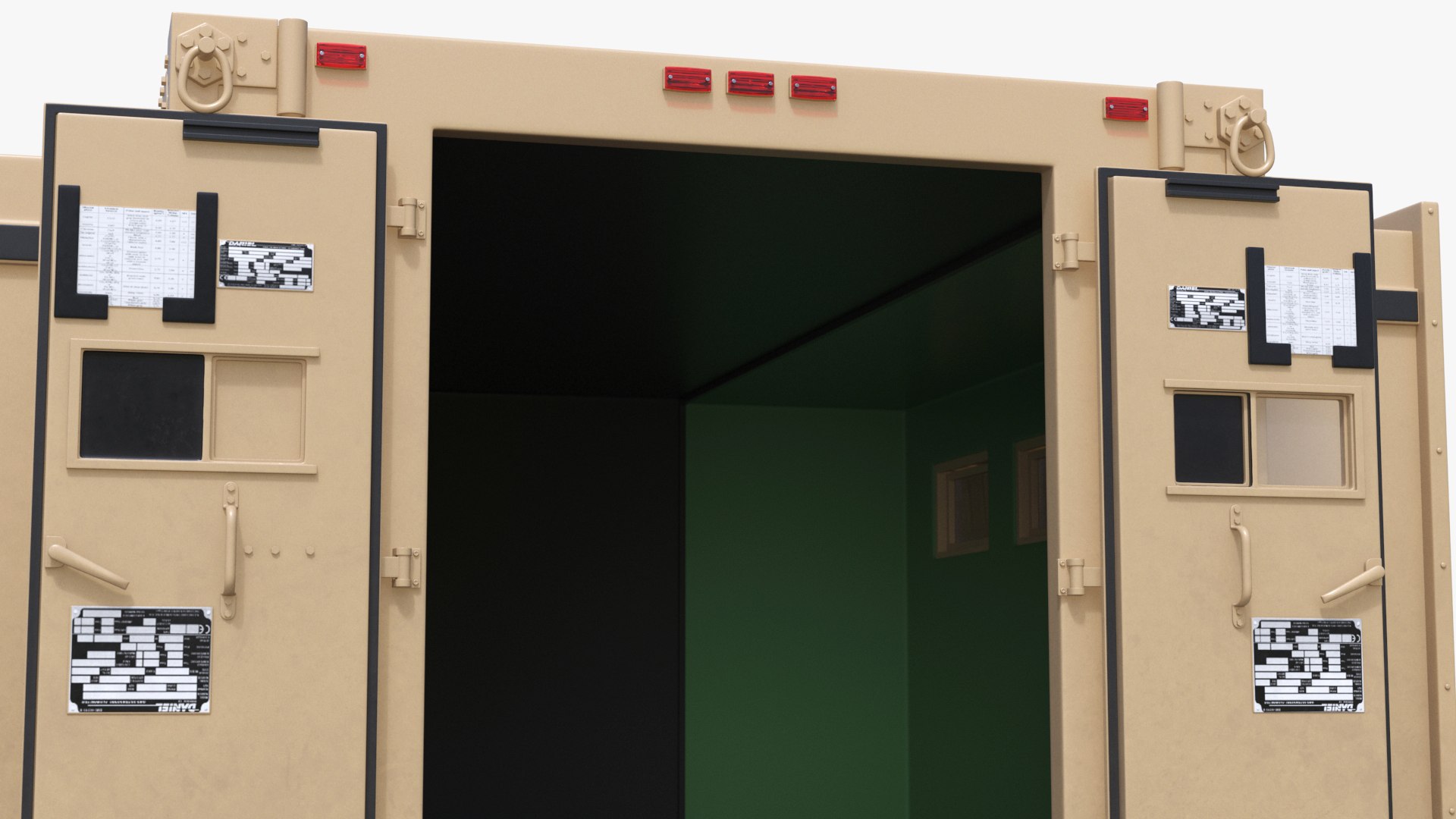 3D Military Mobile Command Center Desert Model - TurboSquid 2389485