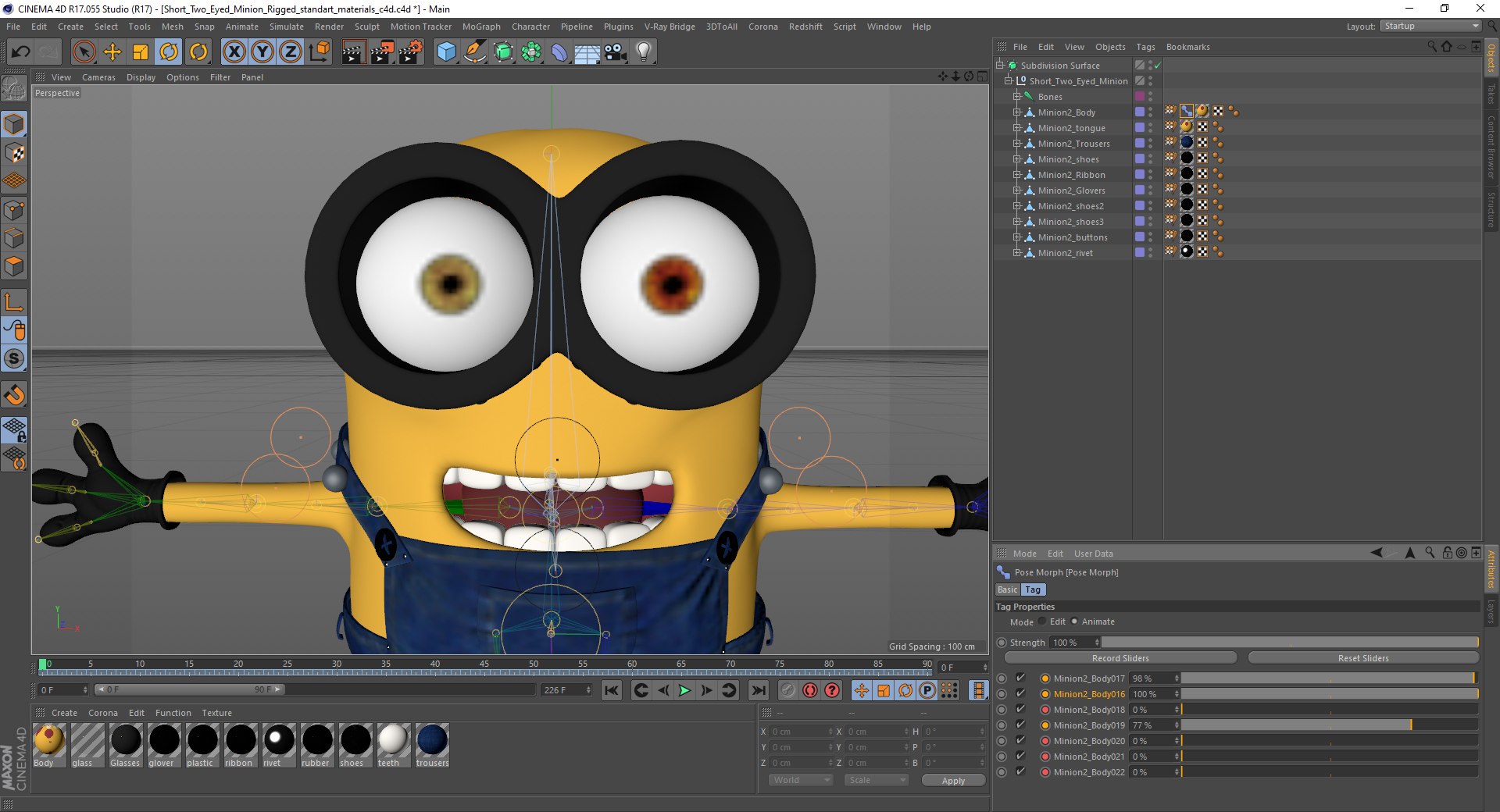 3D rigged minions model - TurboSquid 1516118
