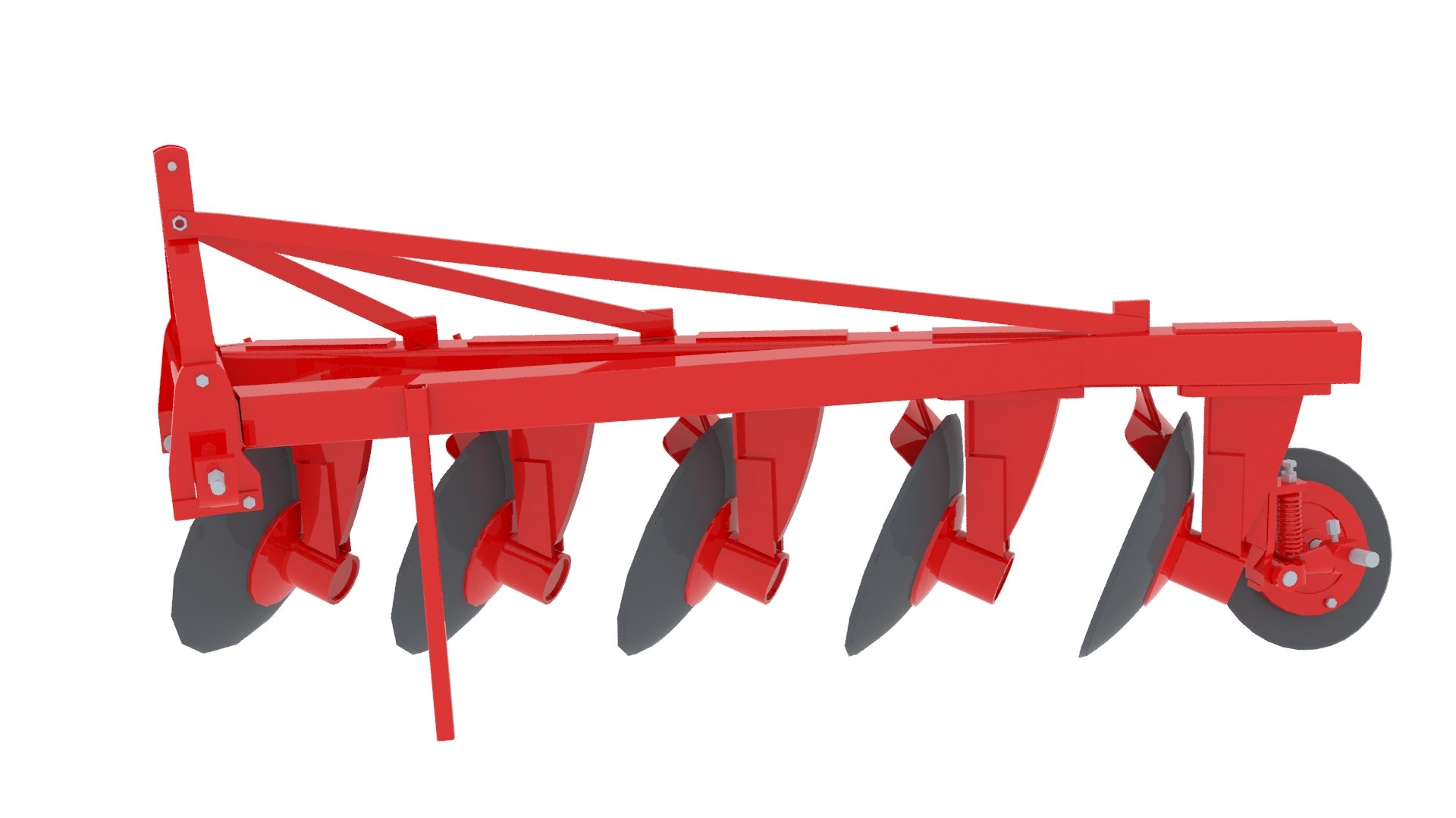 Agricultural Plough Profile Frame 3d Model