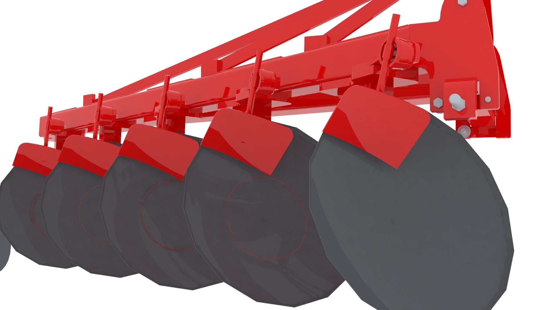 Agricultural Plough Profile Frame 3d Model