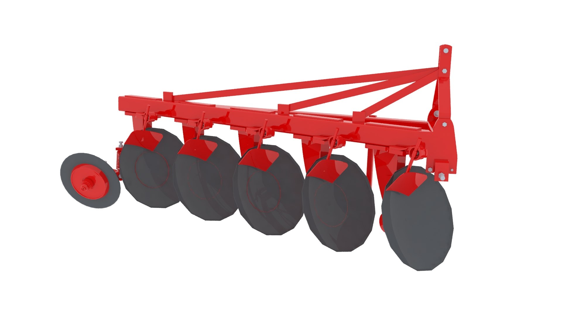 Agricultural Plough Profile Frame 3d Model