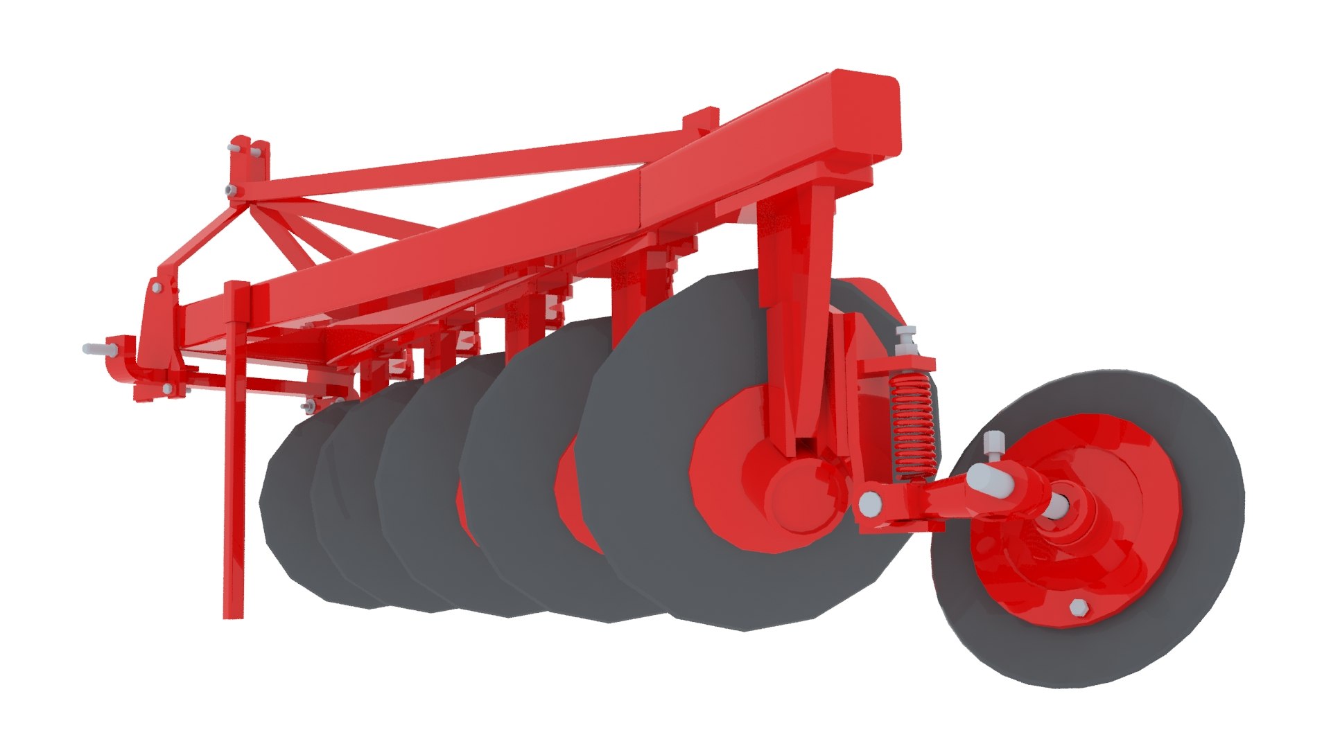 Agricultural Plough Profile Frame 3d Model