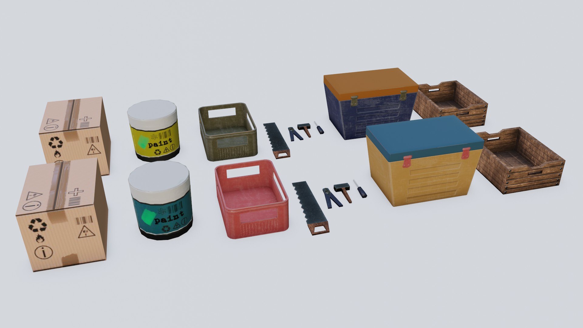 RACK SYSTEM GAME READY 3D - TurboSquid 2045575