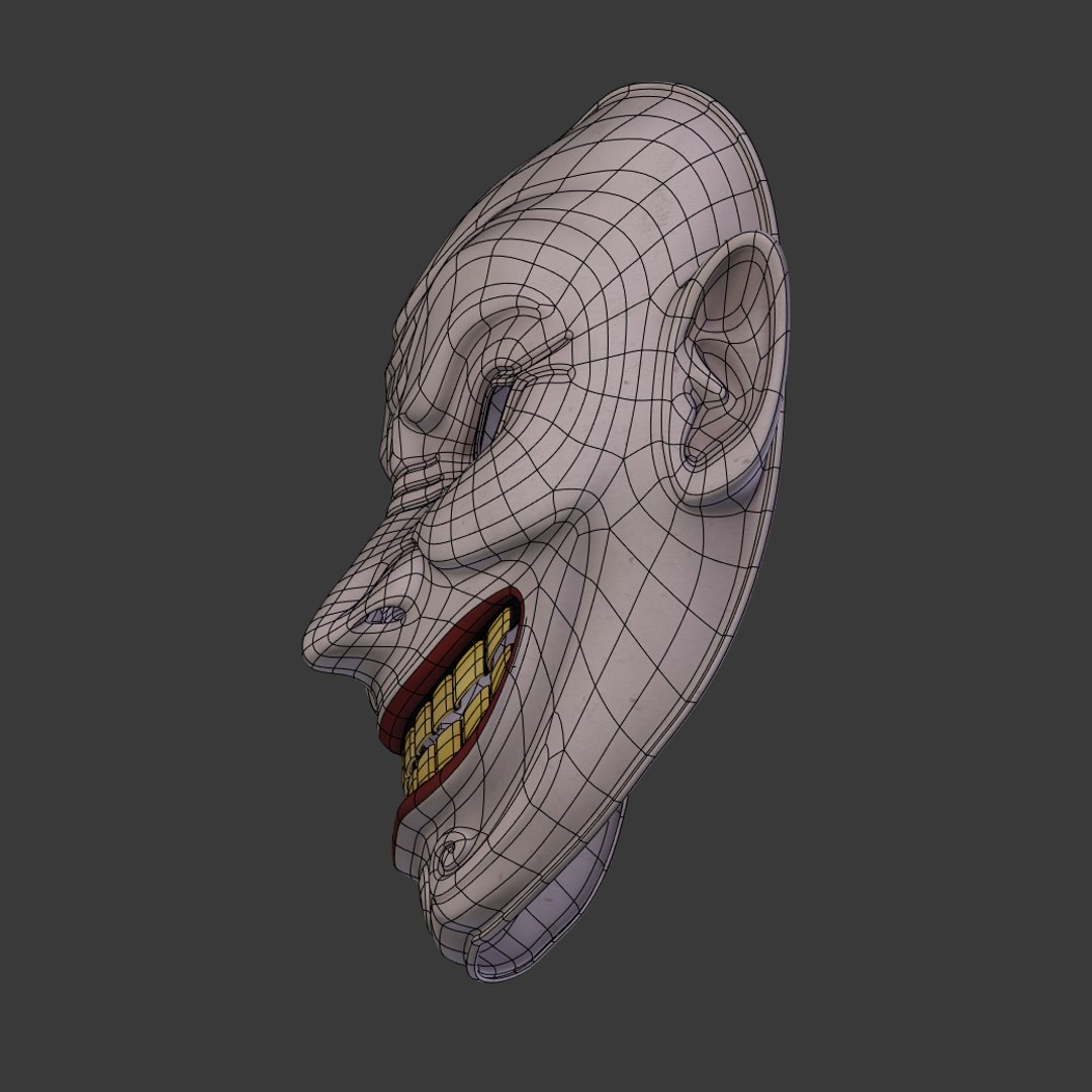 Clown Mask 3d Model