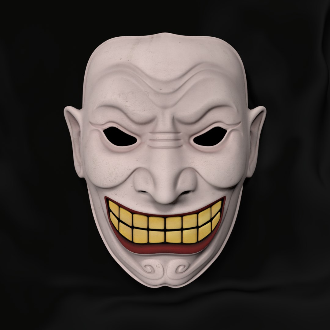 Clown Mask 3d Model