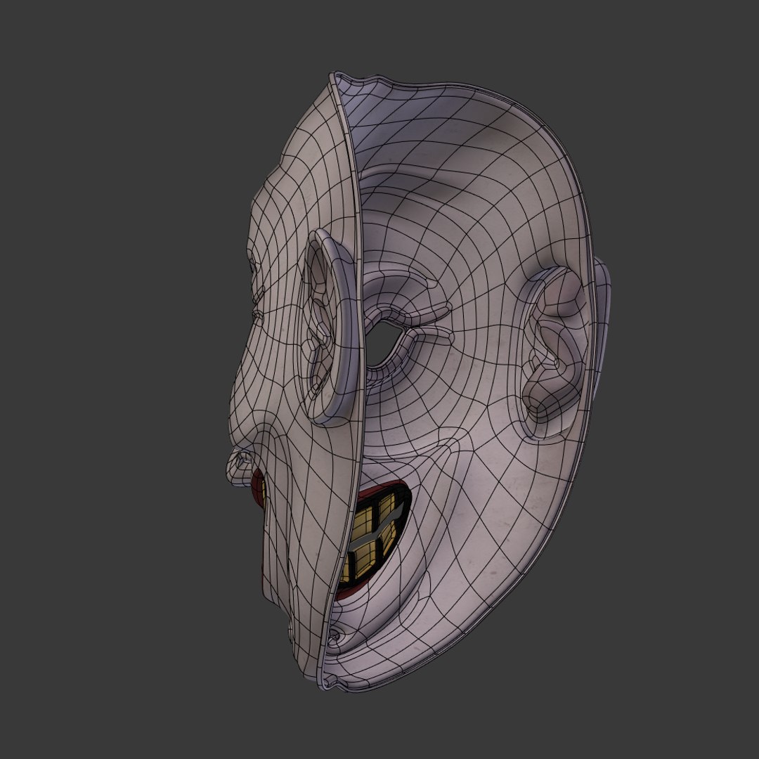 Clown Mask 3d Model