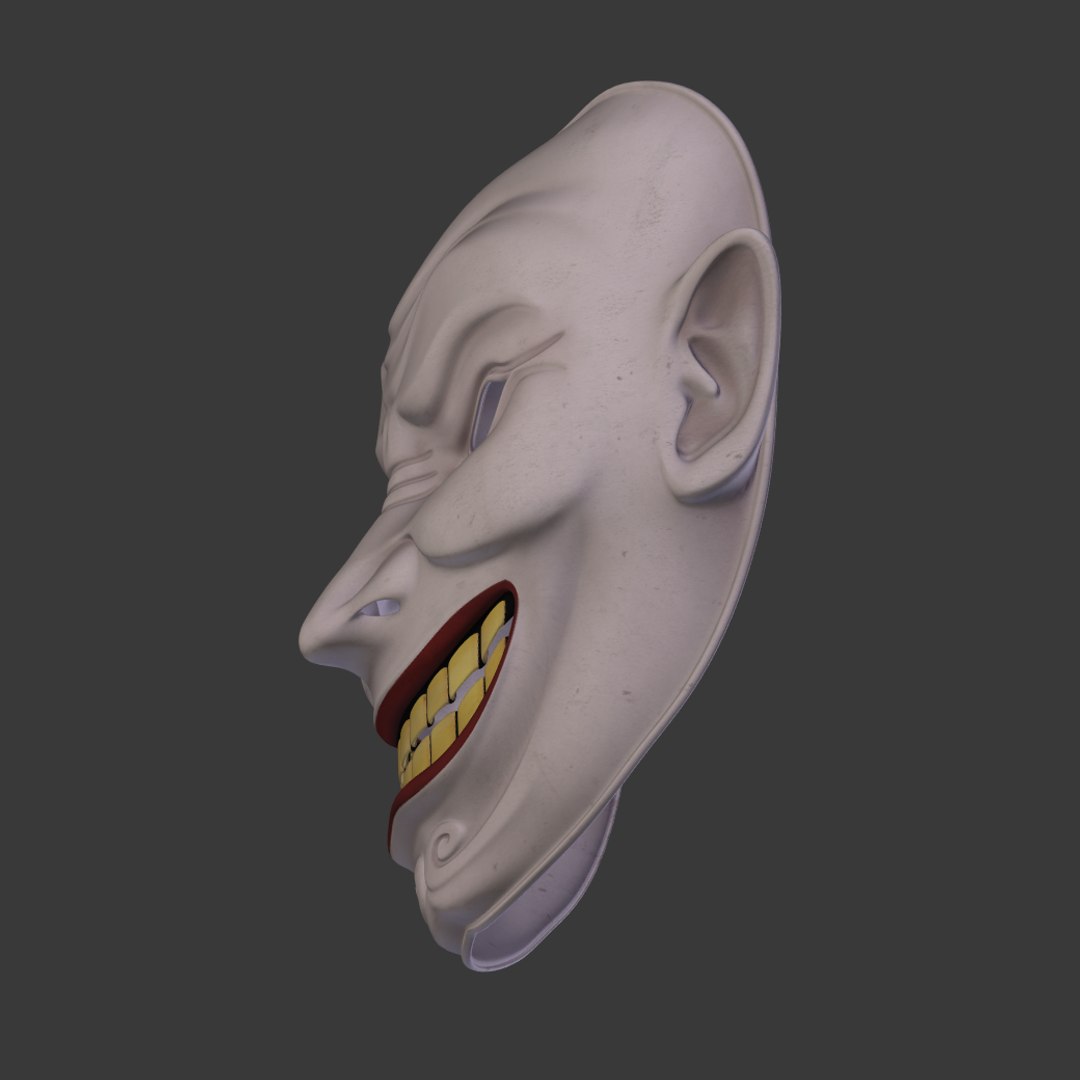 Clown Mask 3d Model