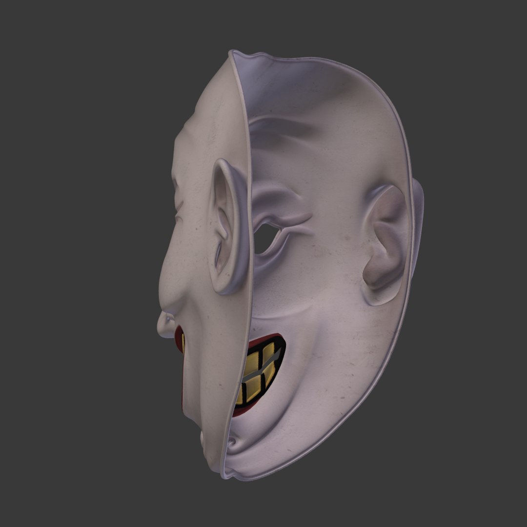 Clown Mask 3d Model
