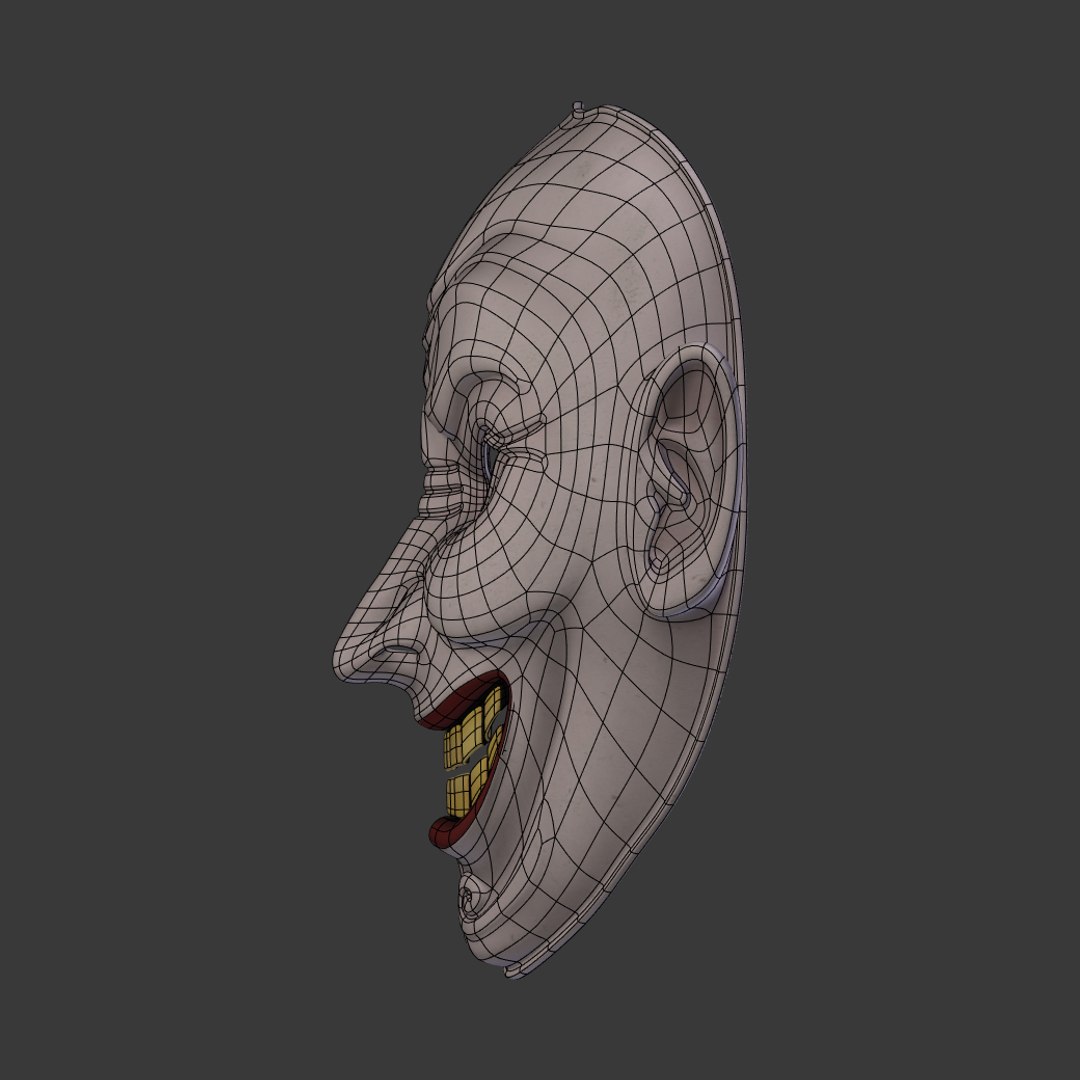 Clown Mask 3d Model