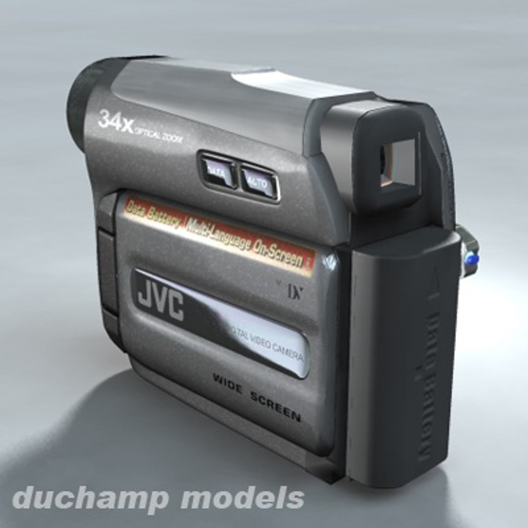 3d Model Jvc Camcorder